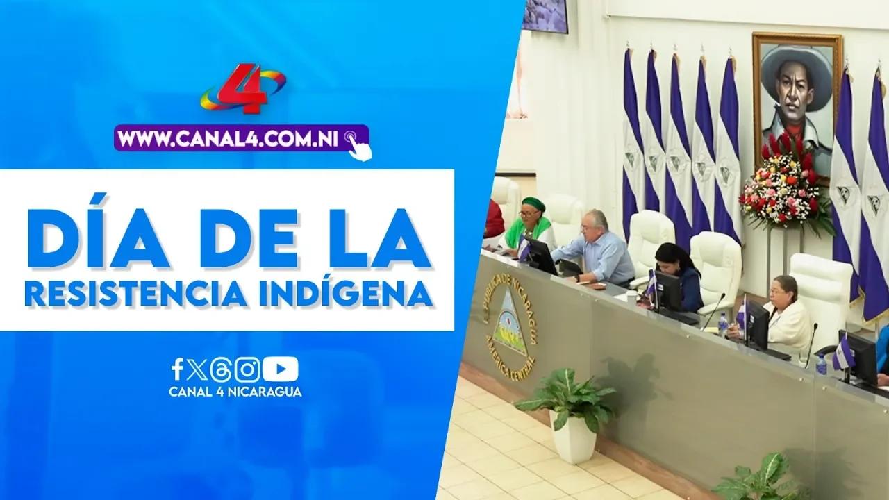 Asamblea Nacional de Nicaragua conmemora el Día de la Resistencia Indígena, Negra y Popular