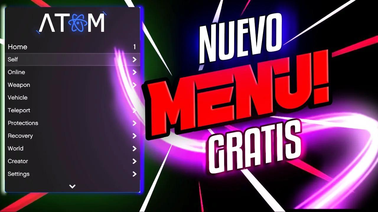 GTA V Online 1.54 Atom Menu v2.0.1 | GTA 5 Mod Menu + Free Download Undetected + Recovery Options