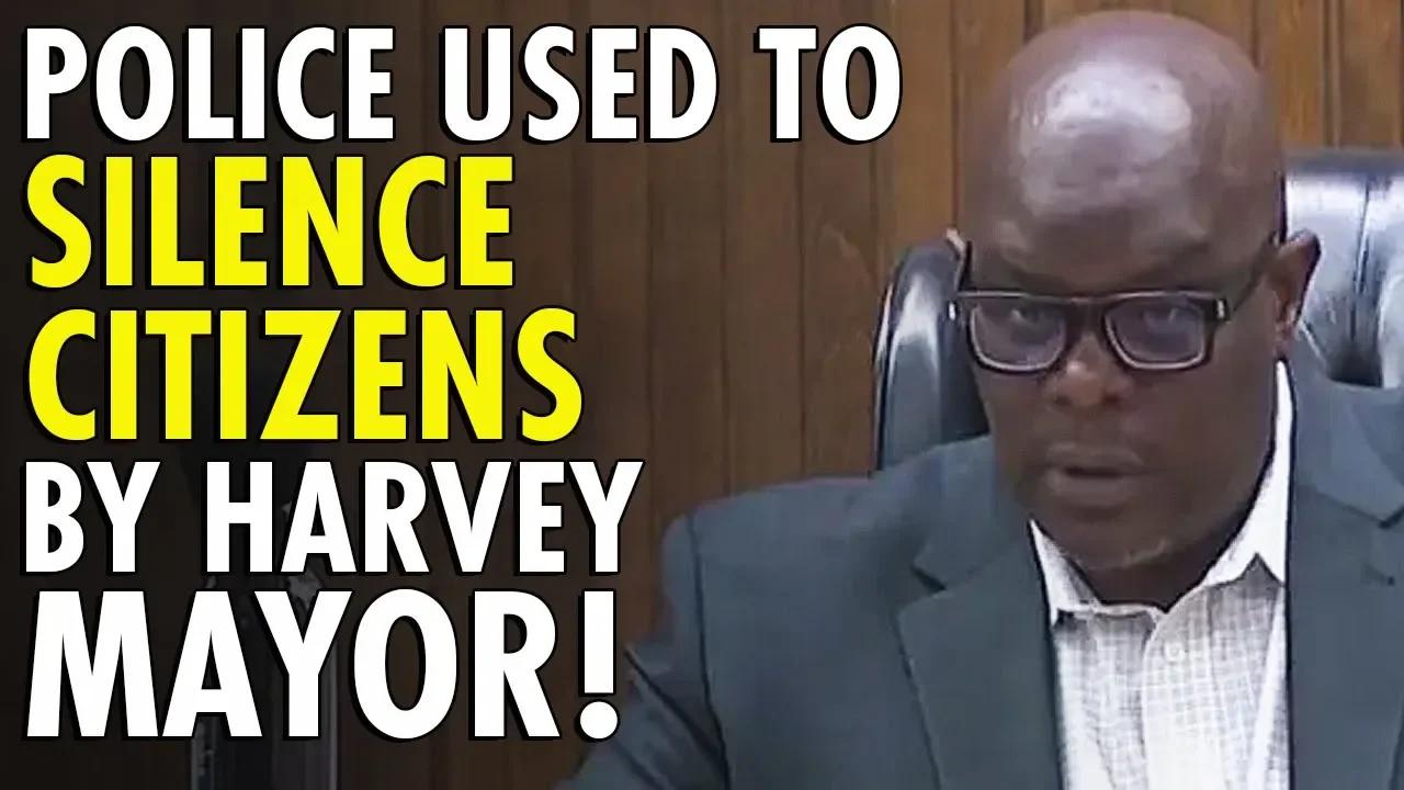 Harvey Mayor Orders Police to Eject Entire Audience for Clapping at ...