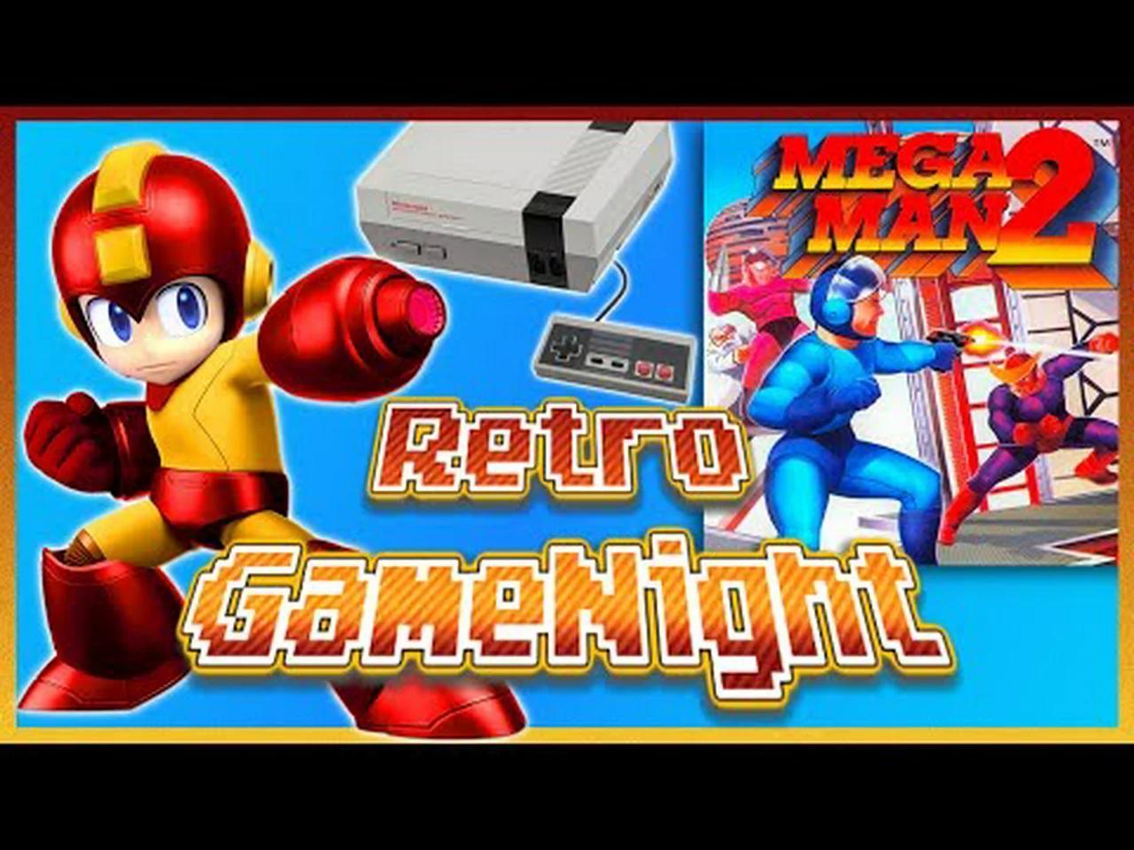 MEGA FUN! Mega Man 2 (NES) 1st Play - Retro GameNight Longplay