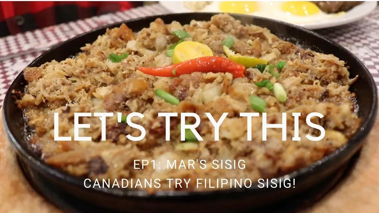 Canadians Try Filipino Sisig For the First Time!