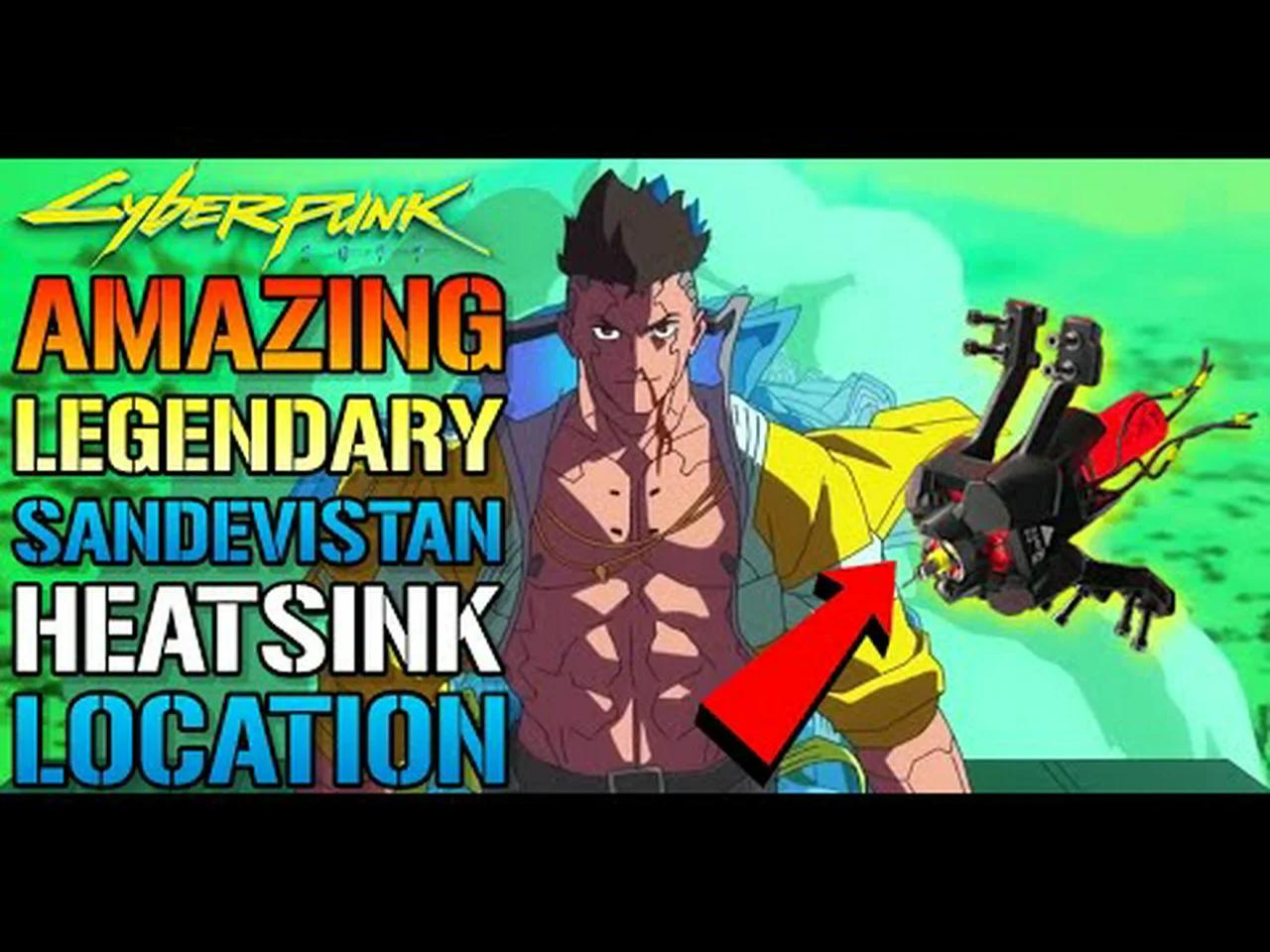 Cyberpunk 2077: Amazing Sandevistan Heatsink! Crafting Spec Location ...
